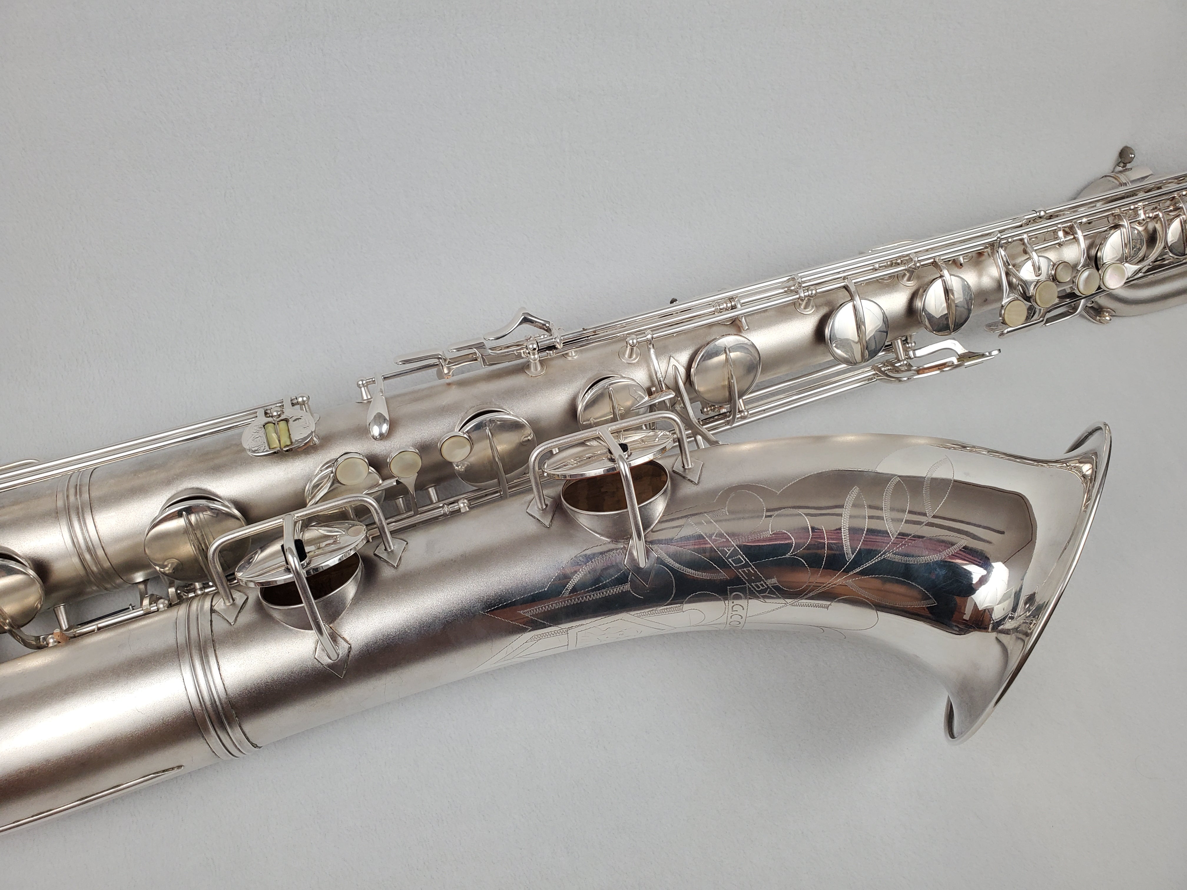 Conn 12M Bari Saxophone 311xxx - Silver Plated w Gold Wash Bell - Top ...